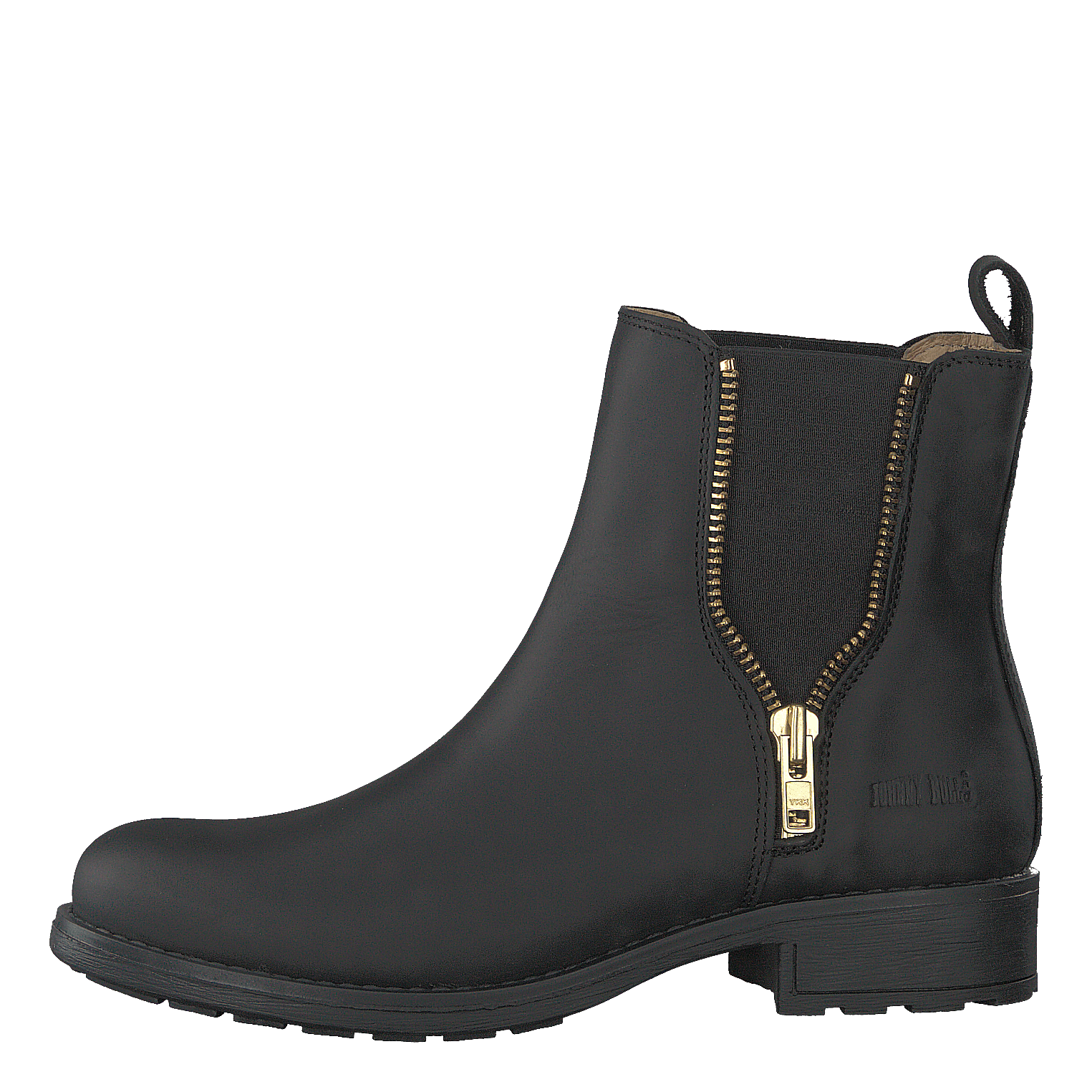 Johnny Bulls Low Chelsea Boot Black/shiny Gold – Brandosa.com