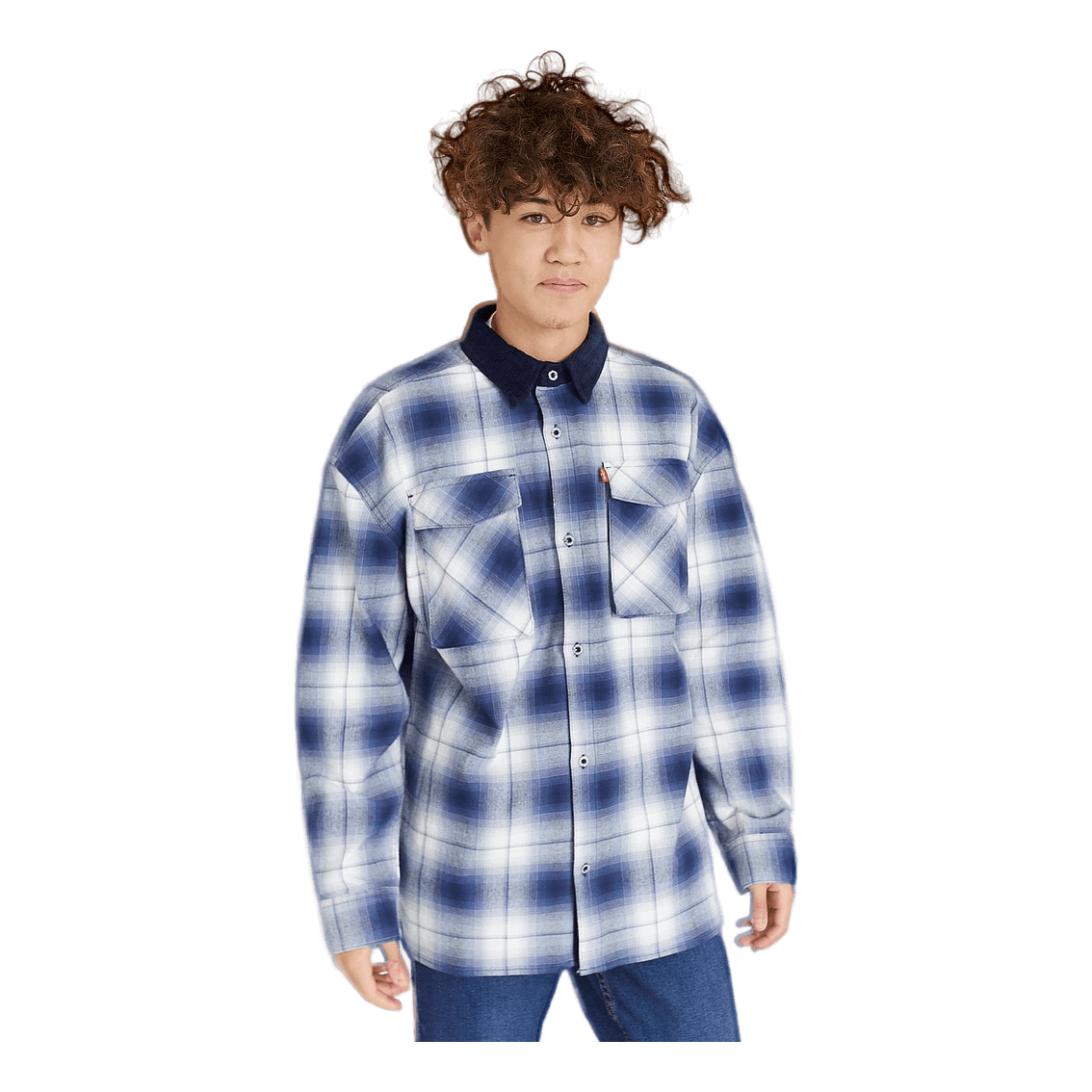 Levi's Lvb Long Sleeve Shirt Jacket Peacoat – Brandosa.com