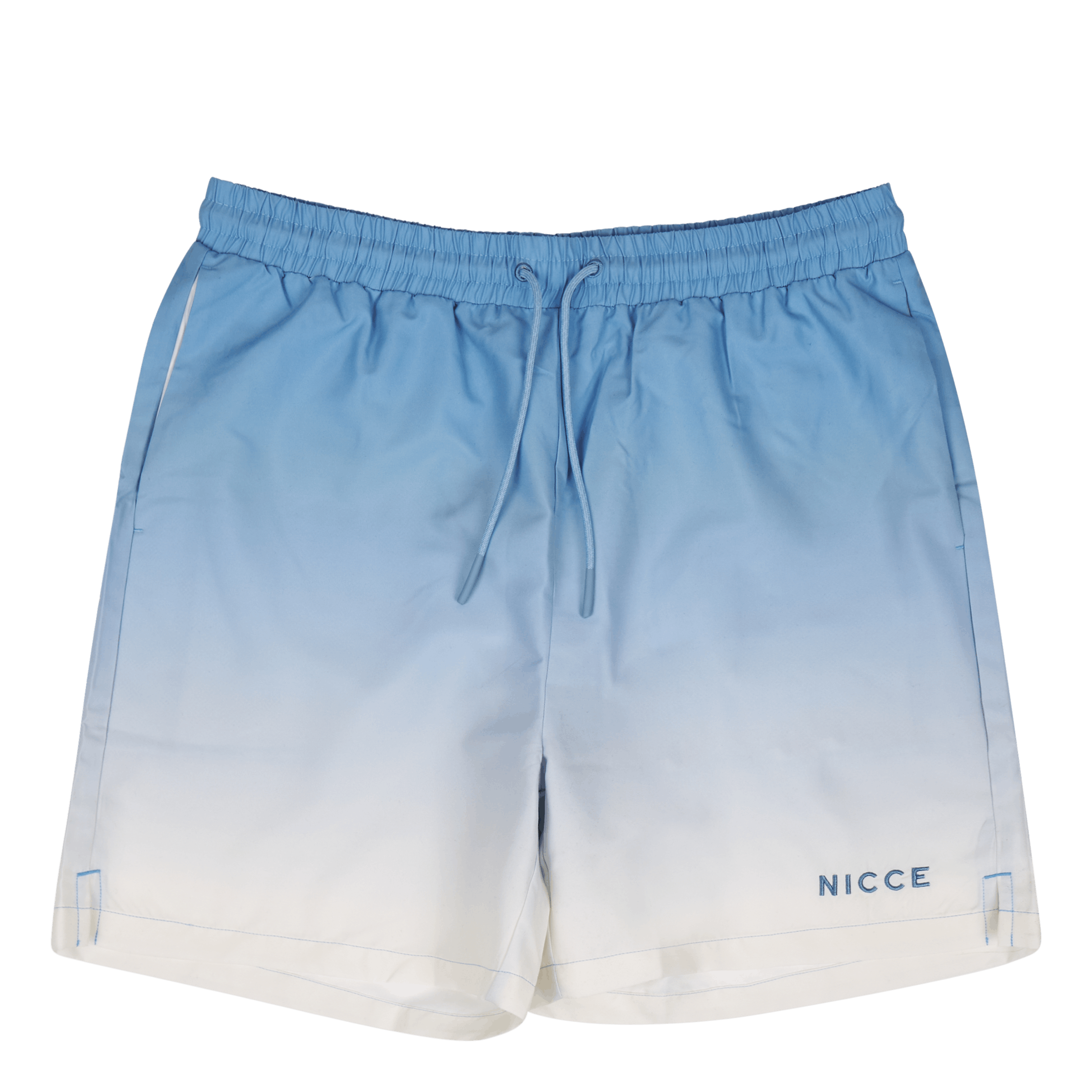 Nicce Eaves Swim Shorts Allure Blue/sandshell – Brandosa.com