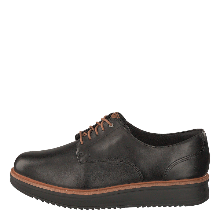 Clarks Teadale Rhea Black Leather Brandosa