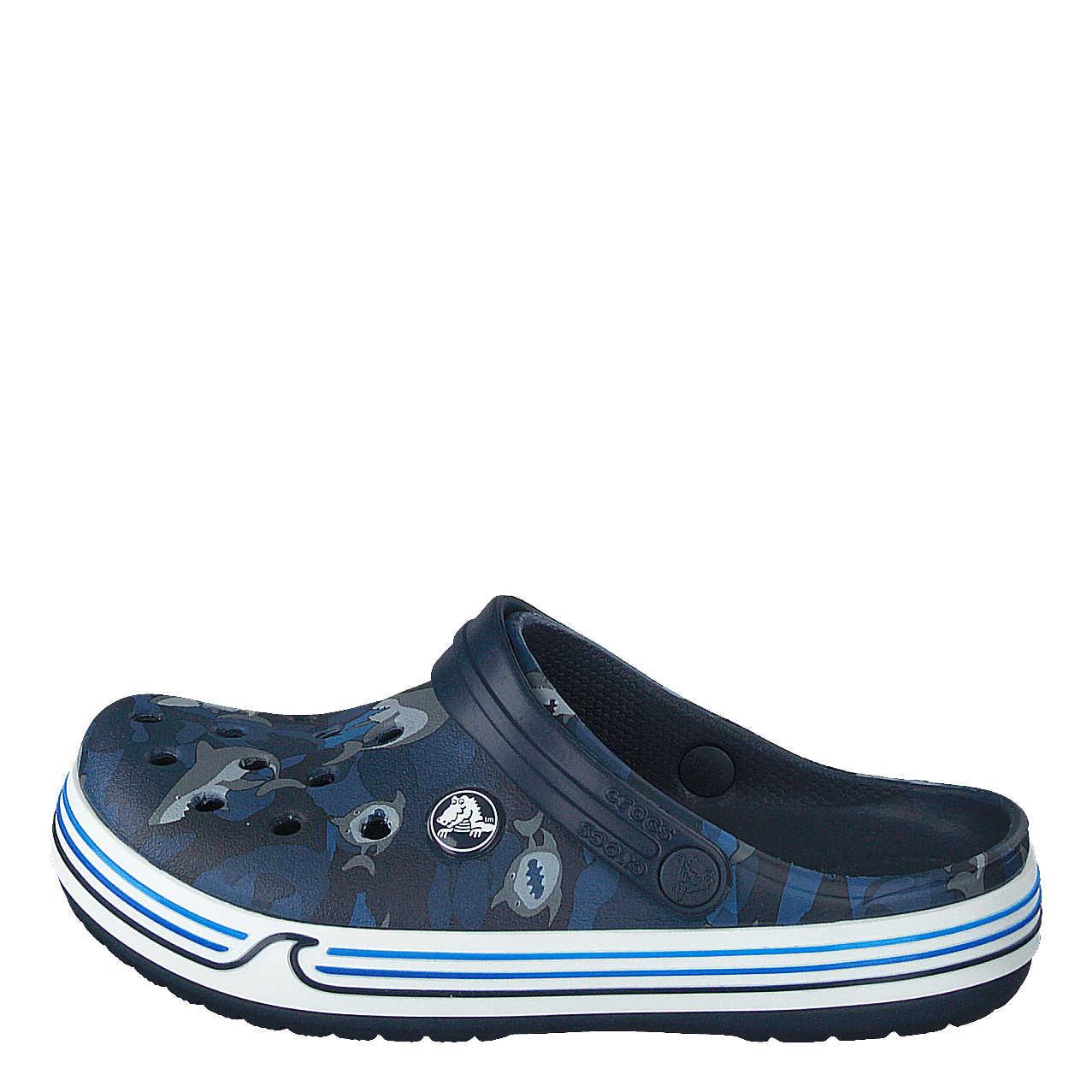 Crocs Crocband Shark Clog Kids Navy – Brandosa.com