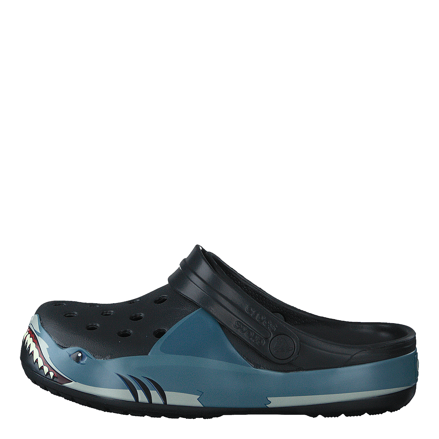 Crocs Fun Lab Shark Band Clog Kids Black – Brandosa.com