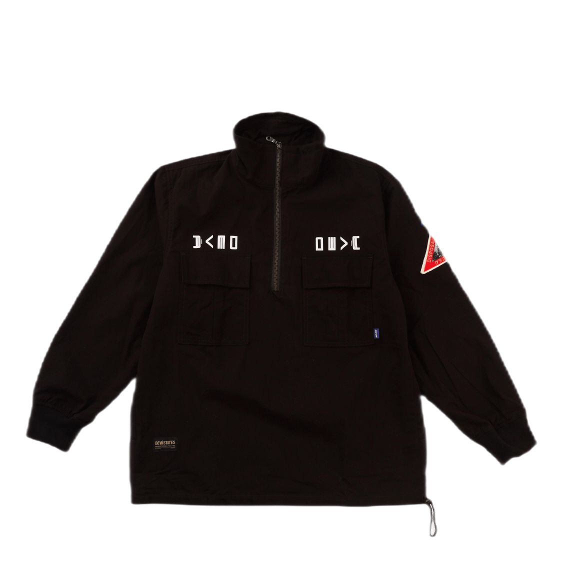 Deva States Half Zip Anorak Jacket Black – Brandosa.com