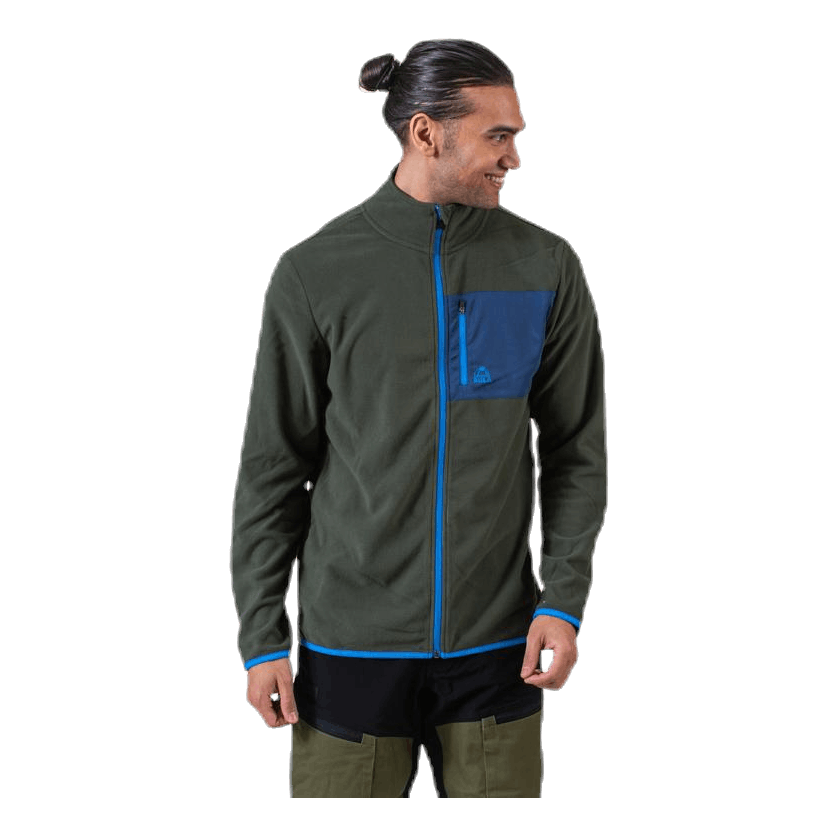 Bula Fleece Jacket Olive green/Blue – Brandosa.com