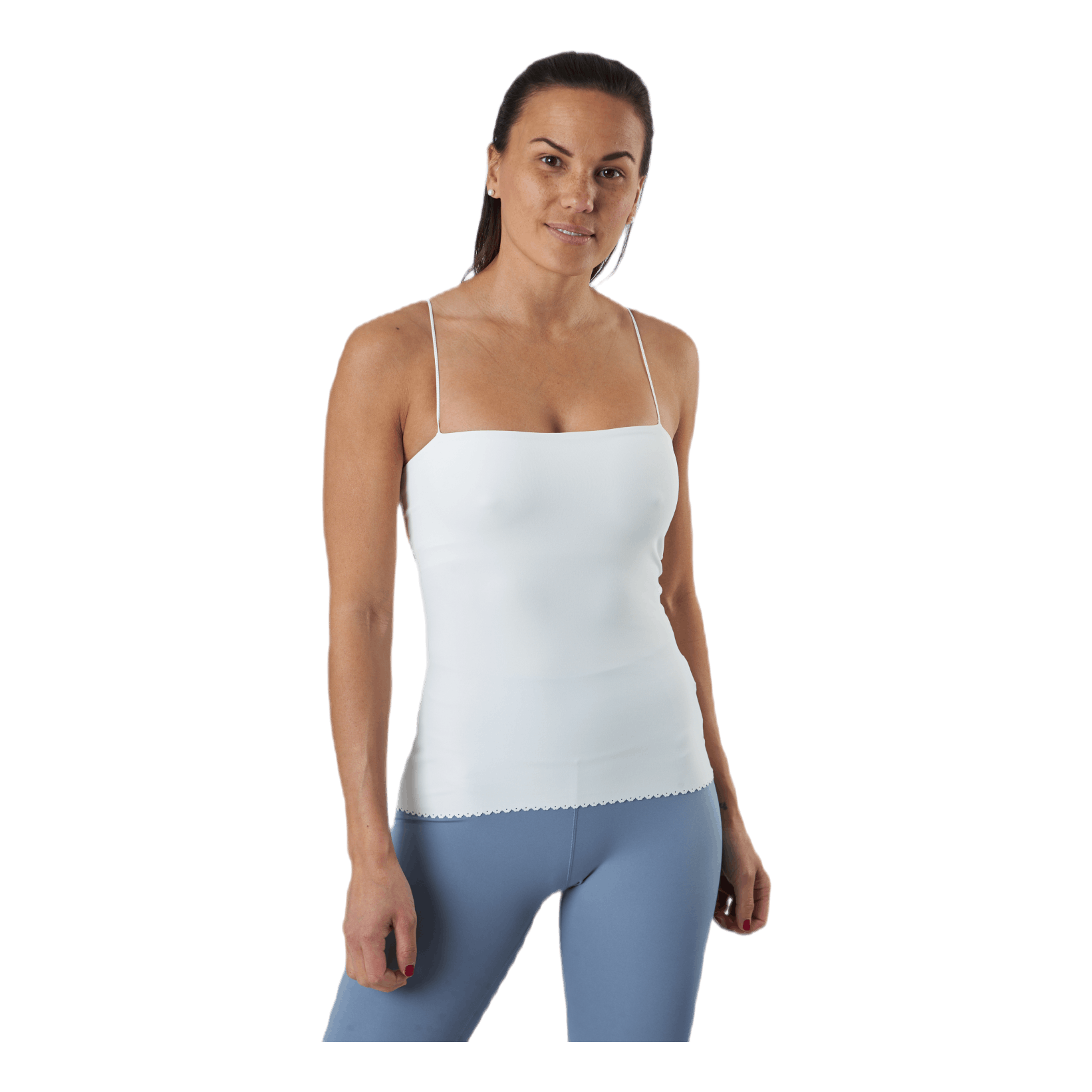 Nike Yoga Luxe Eyelet Tank Top White – Brandosa.com